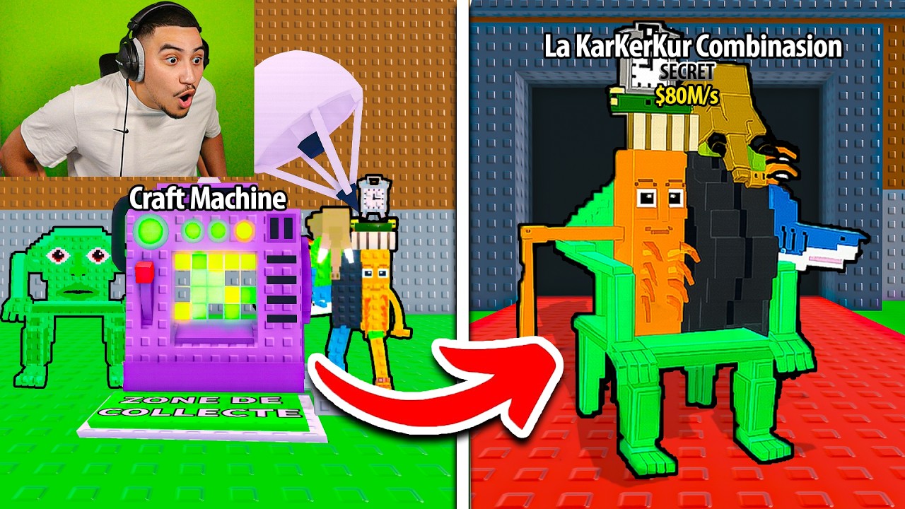 J'AI CRAFT les NOUVEAU BRAINROT SECRET dans la CRAFT MACHINE ! ( Steal ...