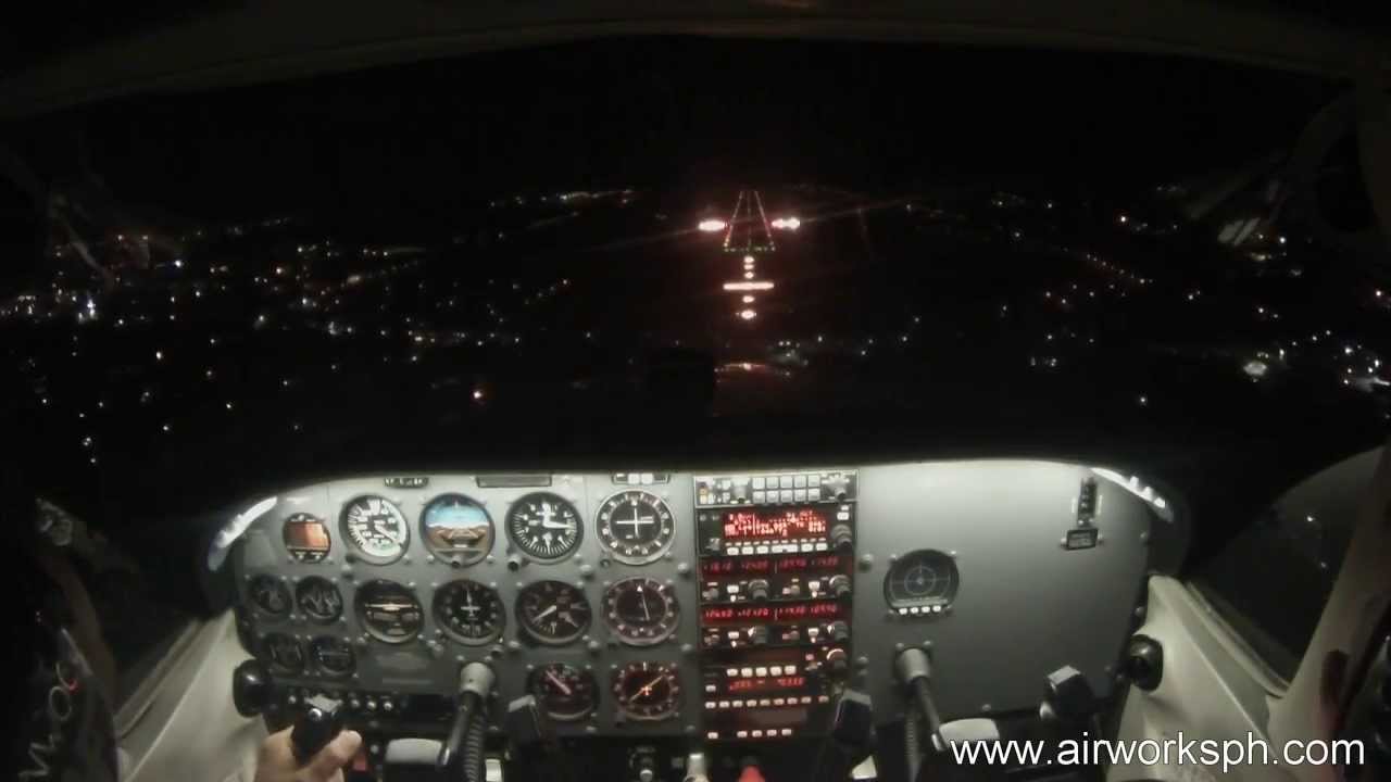 Airworks Aviation Academy: Night Flight IFR on Cessna 172 - YouTube