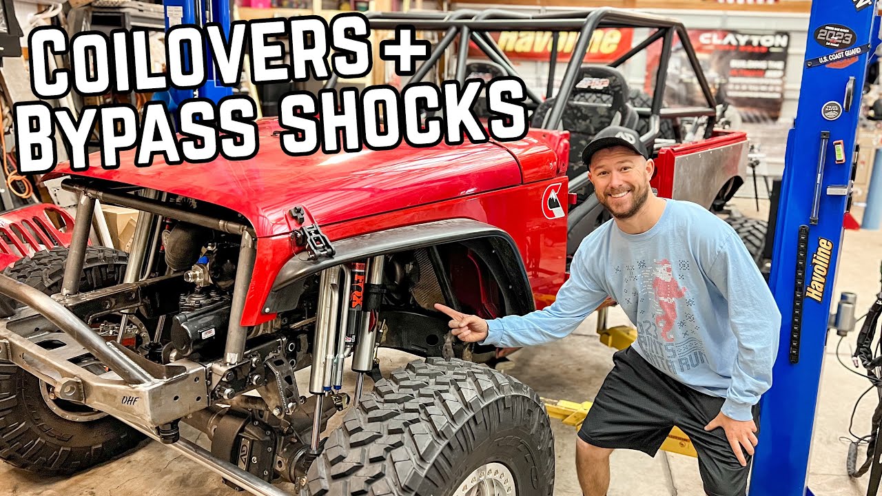 Installing a Full Offroad Race Suspension! Ultra4 Jeep Build - Ep15 ...