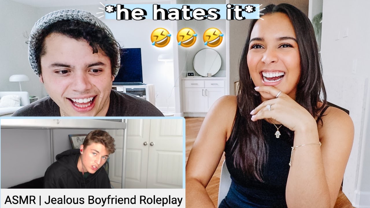 my husband reacts to ASMR boyfriend role play LOL + our morning routine ...