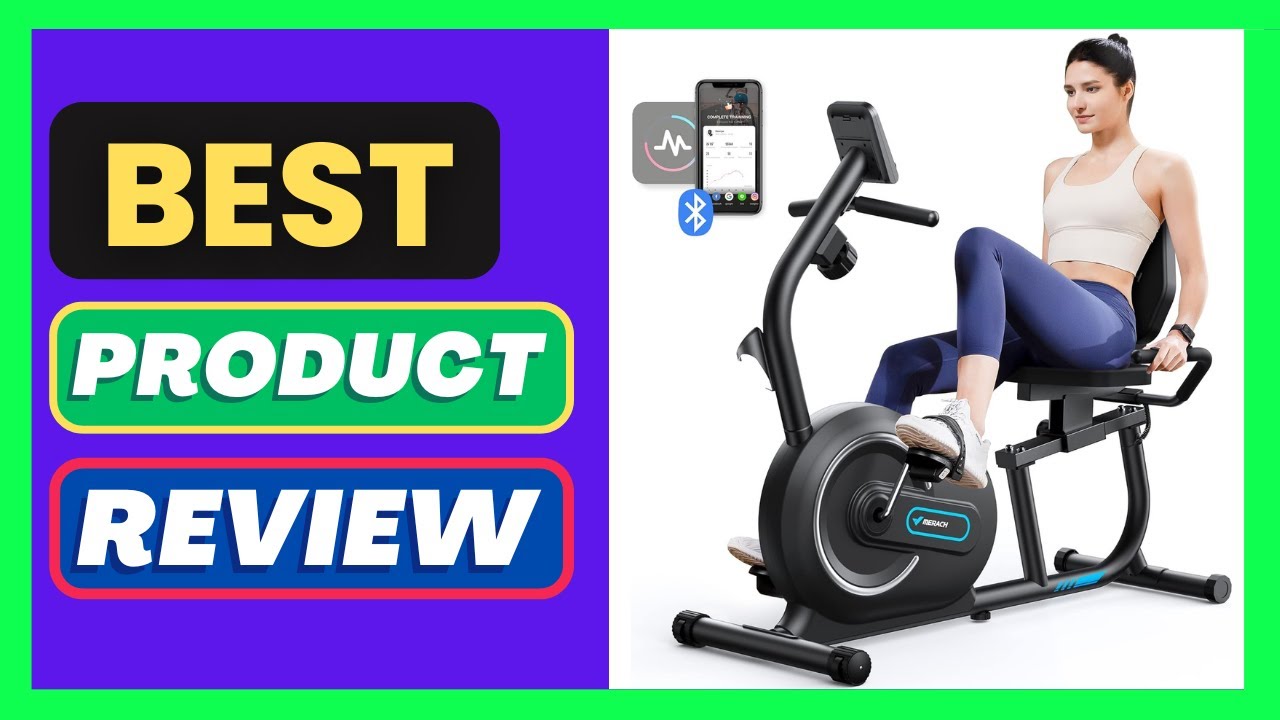 MERACH Recumbent Exercise Bike for Home with Smart Bluetooth - YouTube