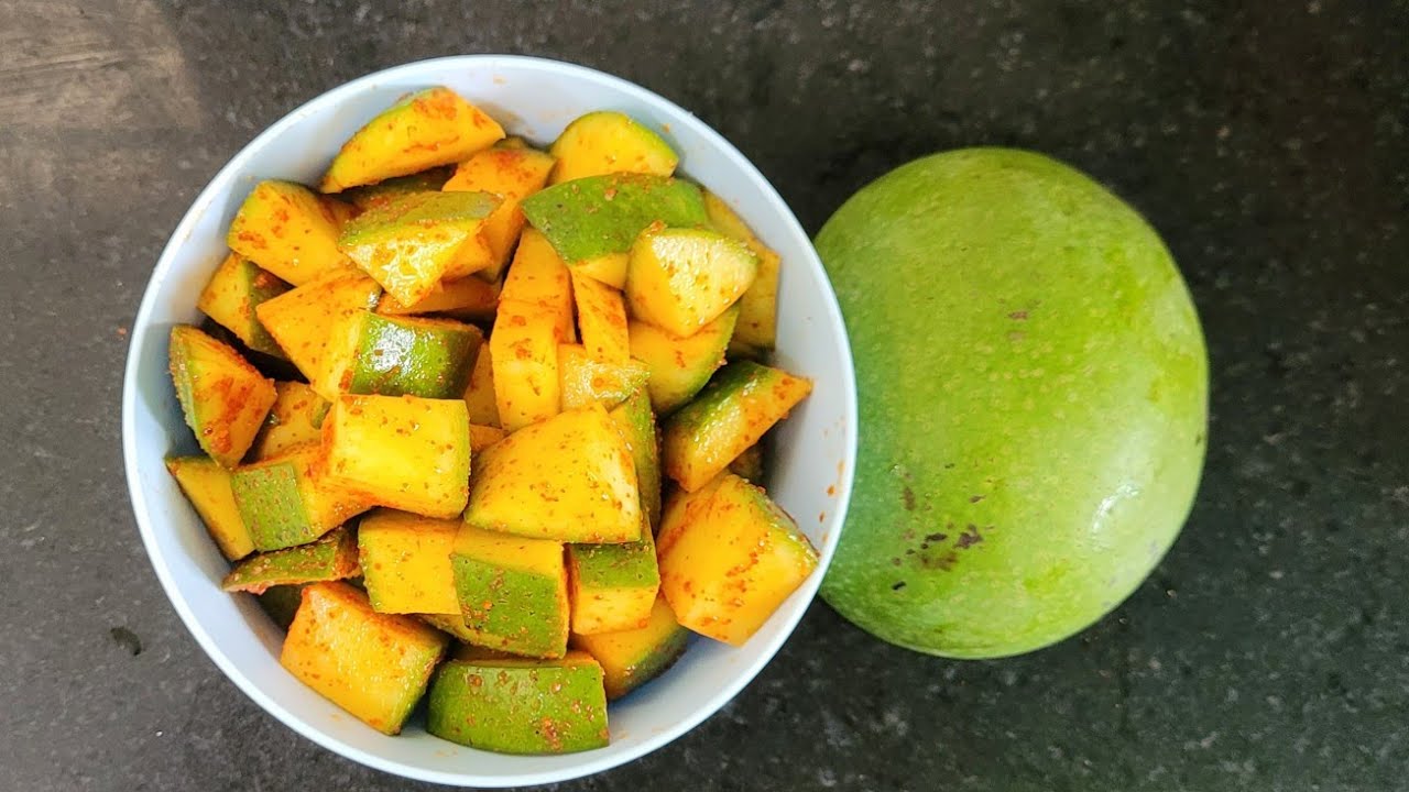 Tasty&Spicy Raw Mango Masala// Mango Masala recepie - YouTube