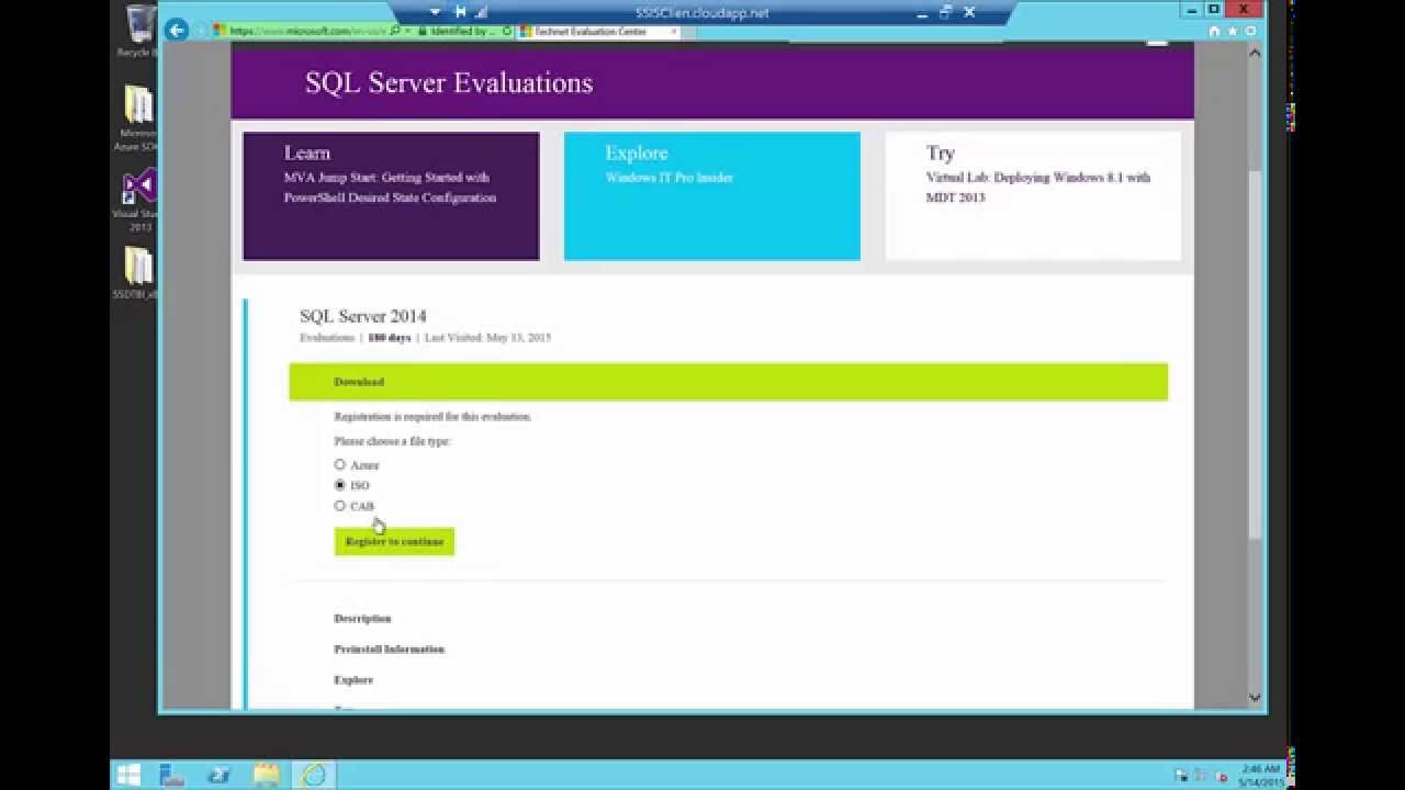 Part 3 Installing SQL Server 2014 with Integration Services - YouTube Part 3 Installing SQL Server 2014 with Integration Services - YouTube
