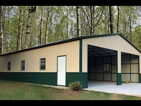 GaragePart4 30X60 Building a Metal Garage Big Buildings Direct ...