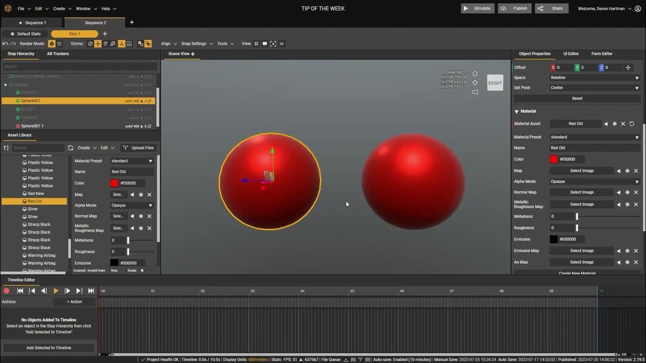 Create Authoring: Tip of the Week "Material Cleanup" - YouTube