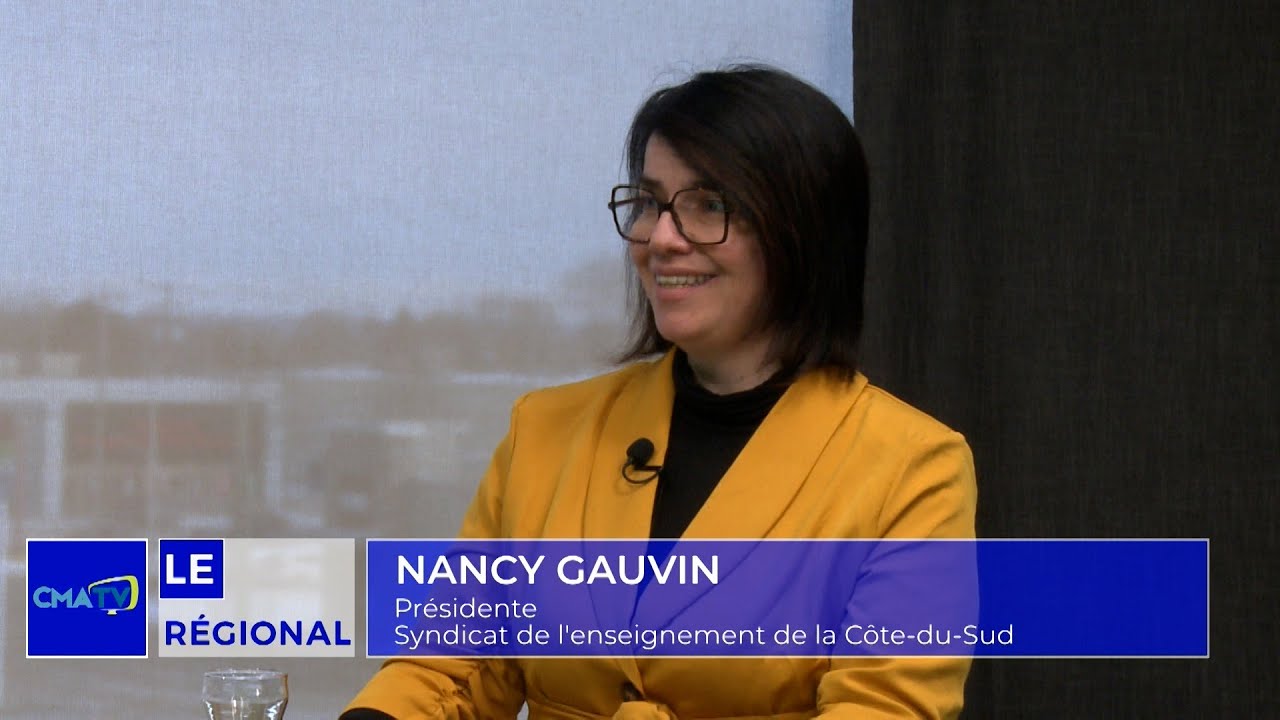 Entrevue - Nancy Gauvin , prés. du Syndicat de l'enseignement de la ...