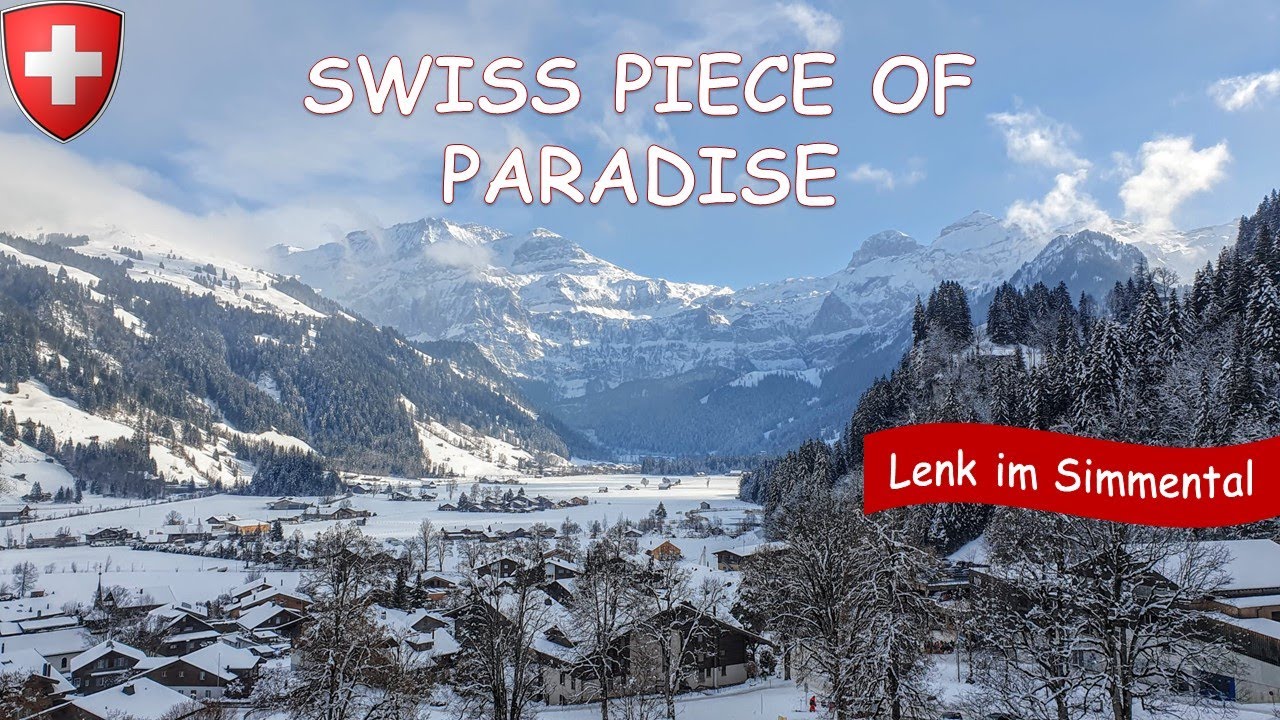 Walking Tour in SWITZERLAND's piece of winter PARADISE 🇨🇭 | Lenk im ...