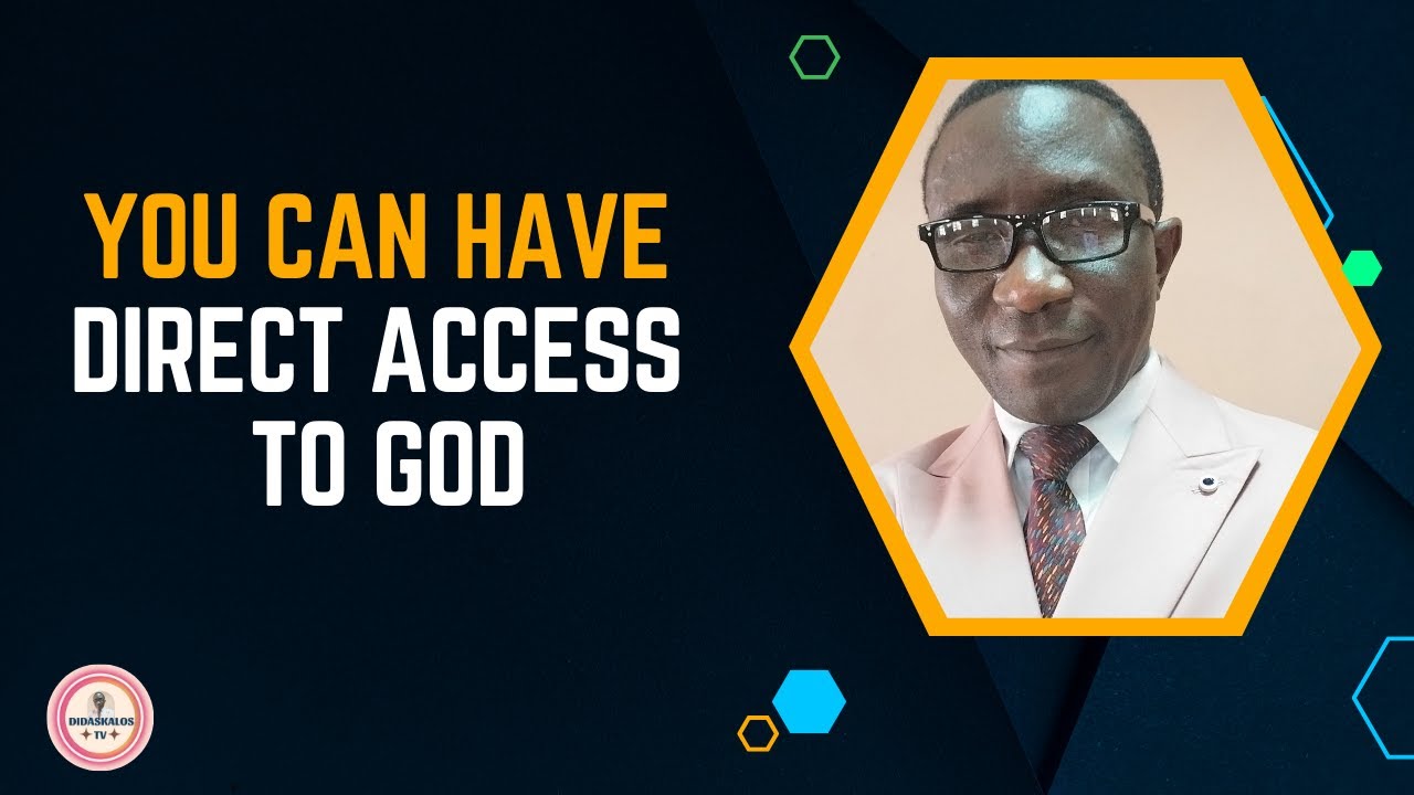 YOU CAN HAVE DIRECT ACCESS TO GOD YOURSELF - YouTube