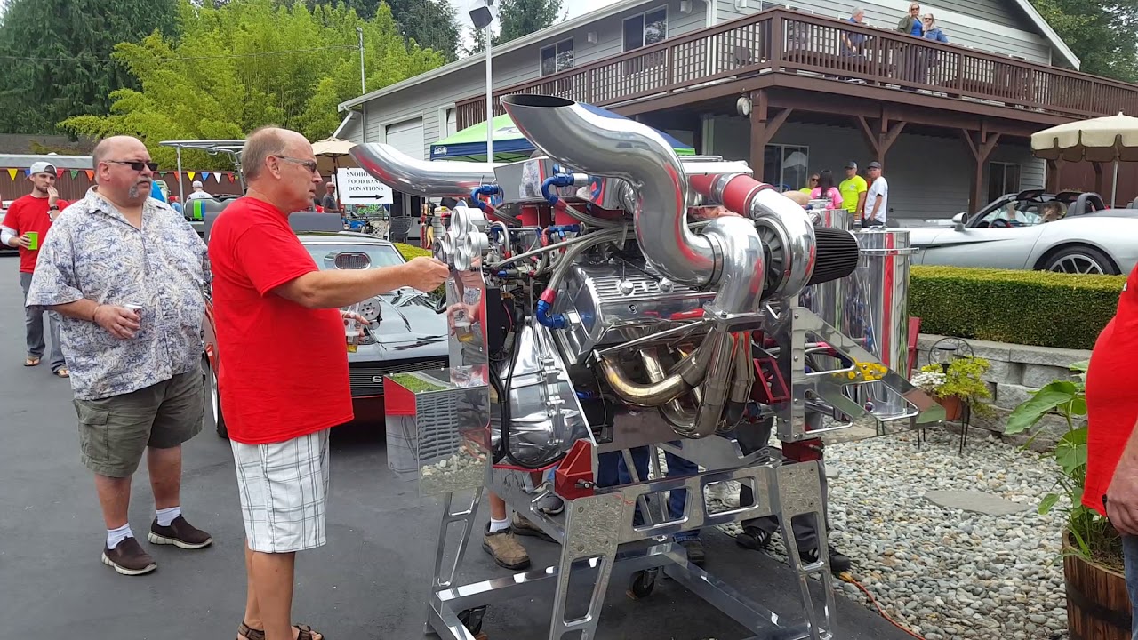 Big Al's Bring and Brag 2019 engine start - YouTube