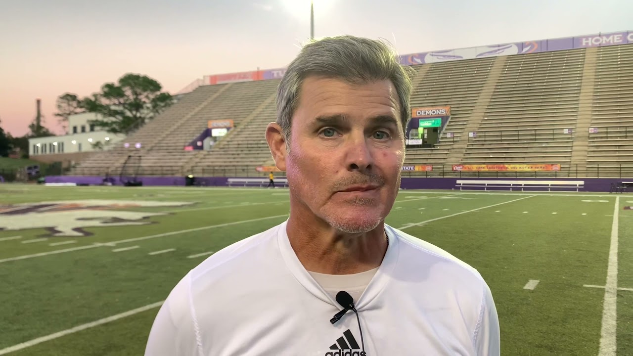 NSU coach Brad Laird discusses loss to McNeese - YouTube
