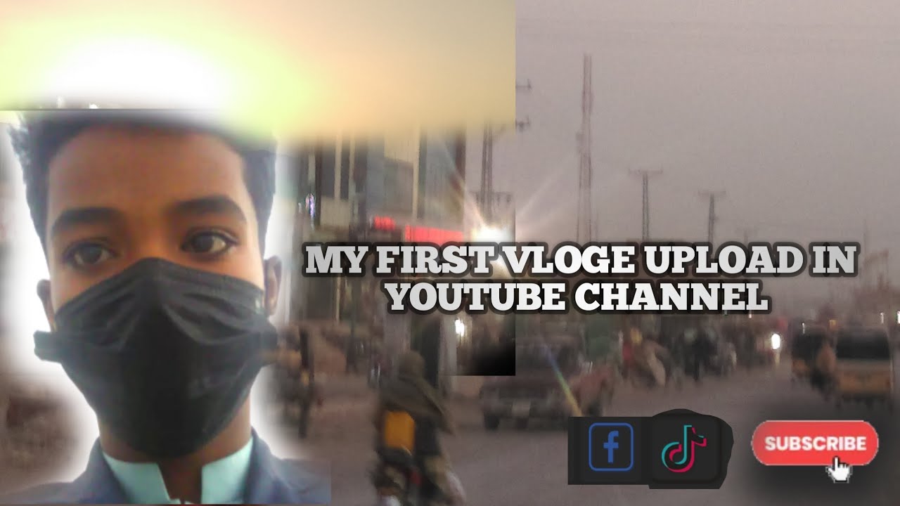 MY FIRST VLOGE 😍IN|YOUTUBE CHANNEL& TIKTOK ACCOUNT FB_PAGE like 👍Me ...