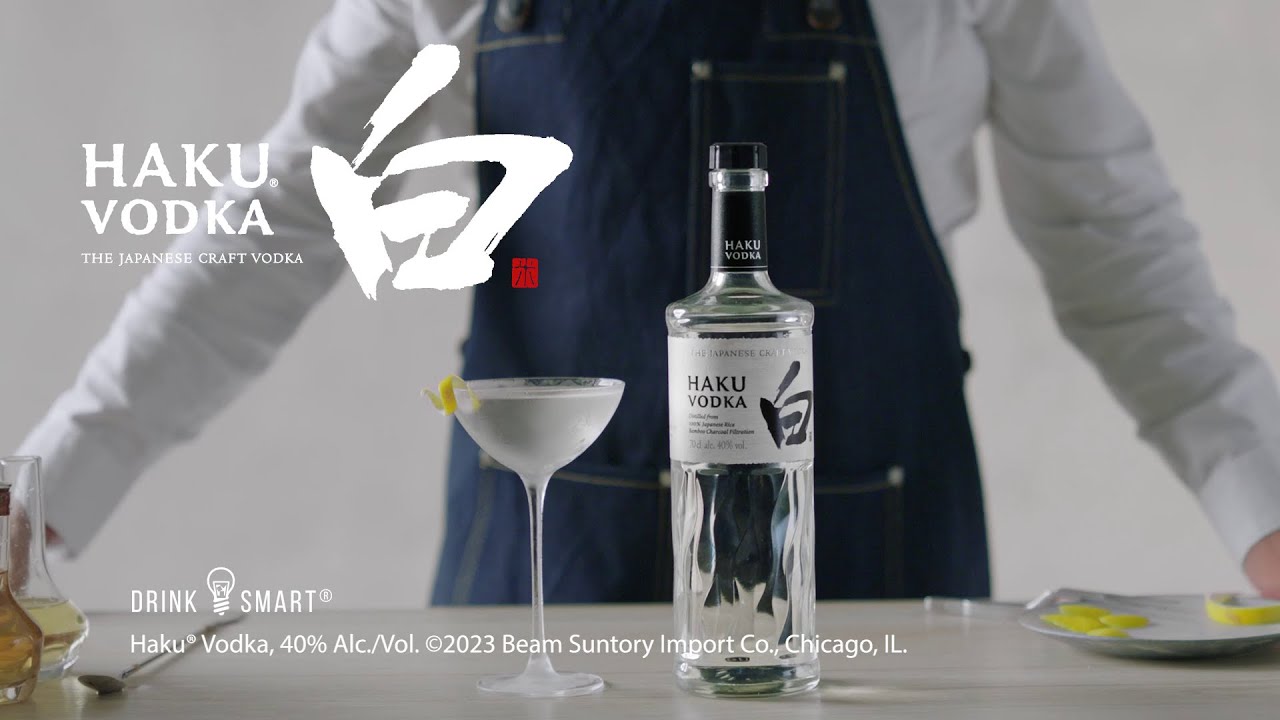How to Make the Perfect Haku Vodka Martini | Japanese Craft Vodka - YouTube