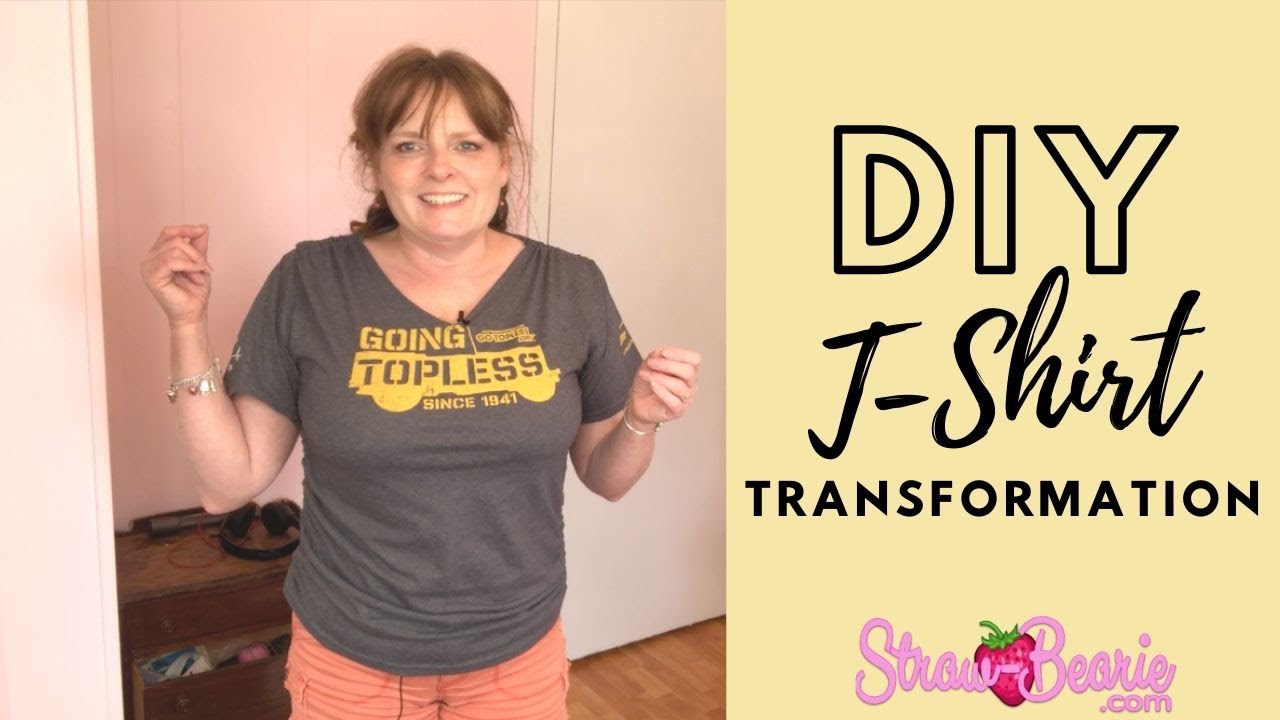 T-Shirt Transformation DIY - YouTube
