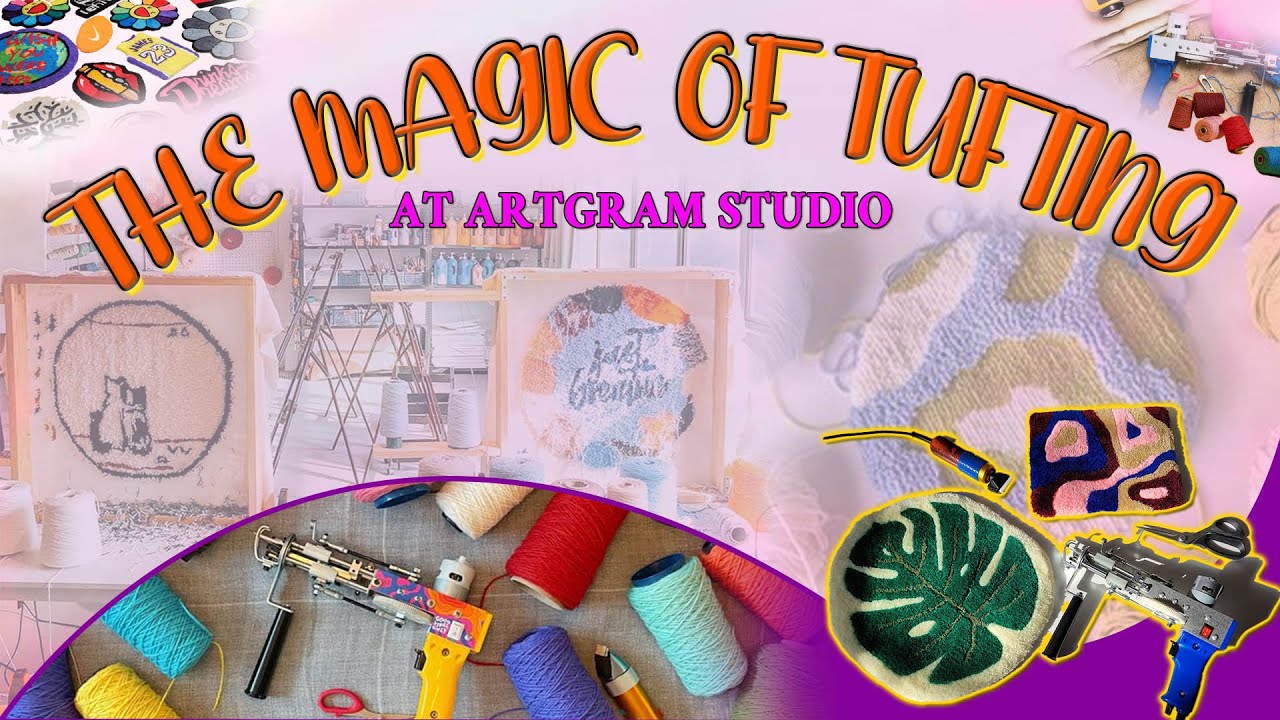 Hyderabad First-Ever Tufting Studio Now At Artgram Studio, Banjara Hills - YouTube