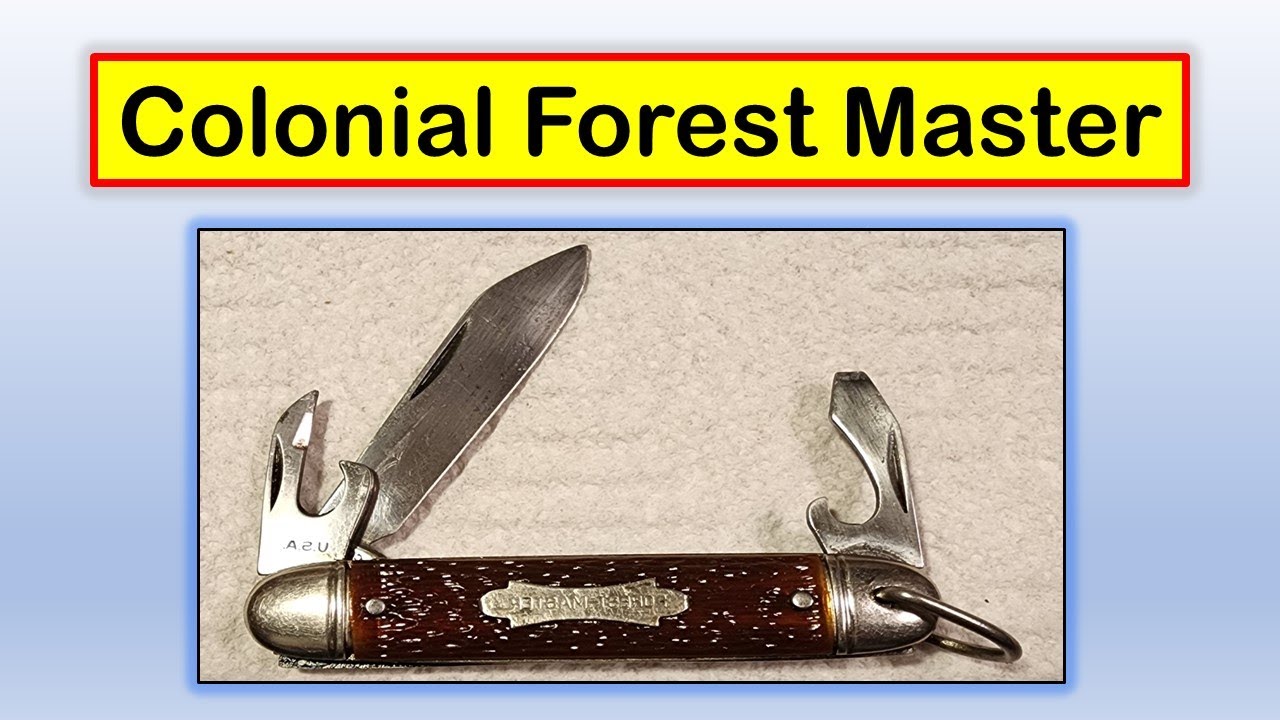 Colonial Forest Master 3 Blade Scout Knife @Warthogg1 - YouTube