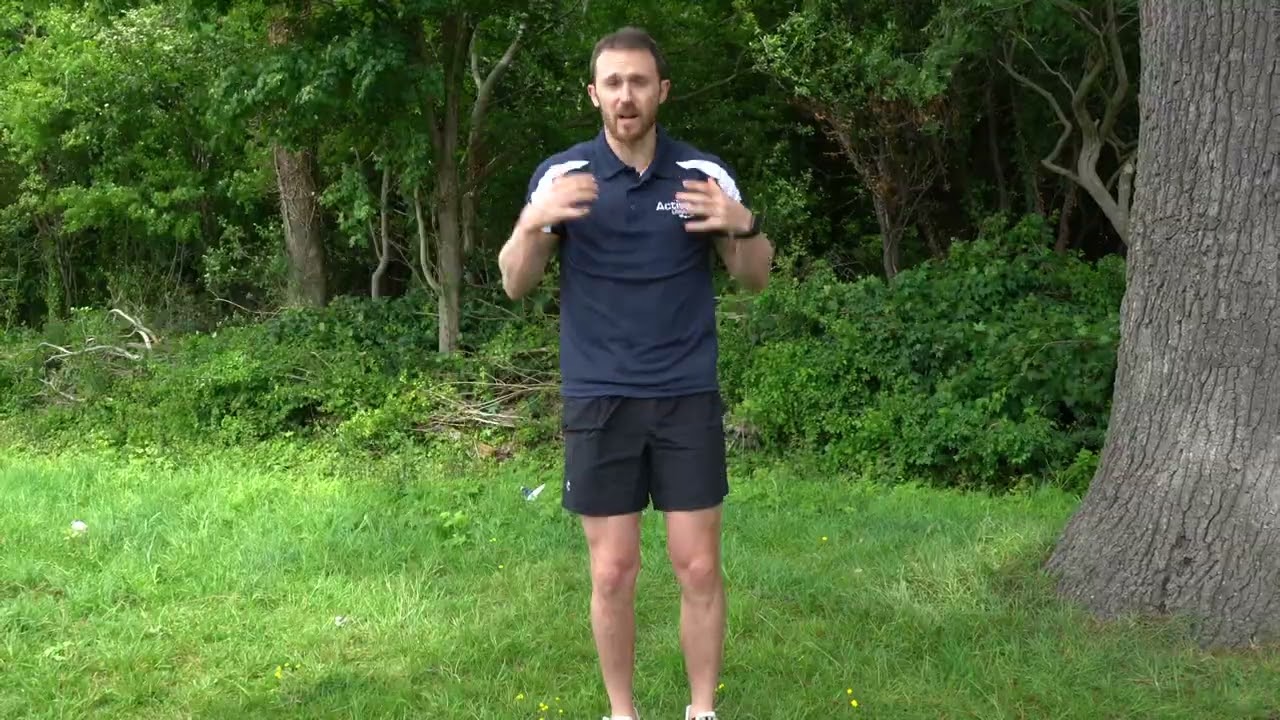 High knees marching (pulse raiser) - YouTube