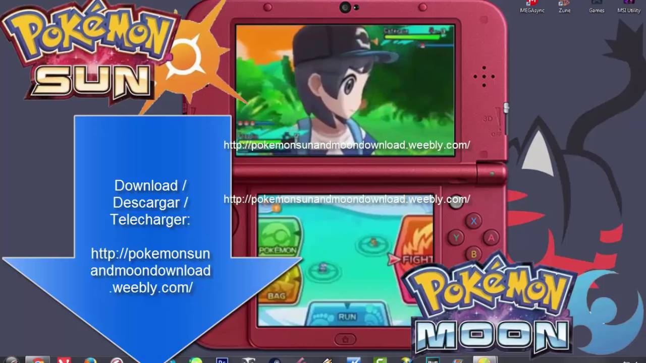 Download Pokémon Moon 3DS DEMO Citra Emulator N3DS ROM[LINK] - YouTube