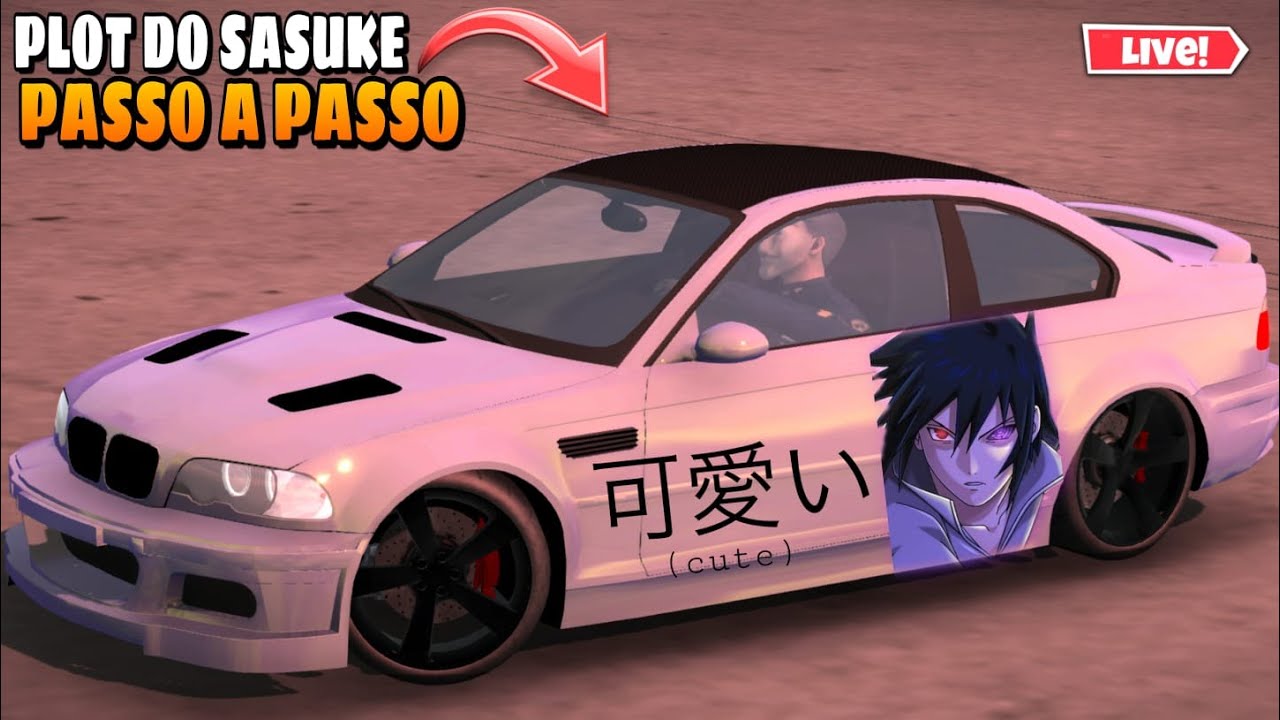 🔴 FAZENDO PLOTAGEM DO SASUKE PASSO A PASSO NO CAR PARKING MULTIPLAYER ...