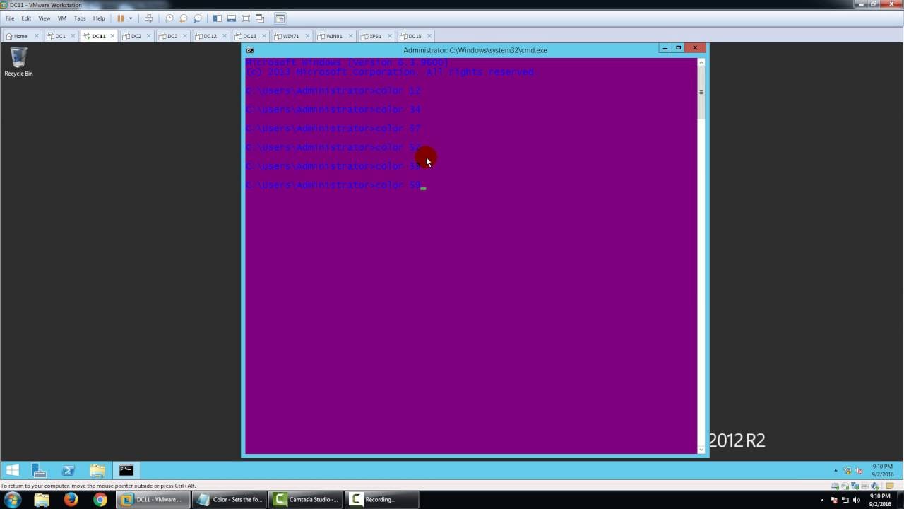 Color : Sets the foreground and background colors - YouTube