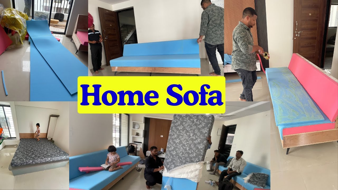 Sofa Making at Home | Home Furniture | Happy Home Furniture - YouTube