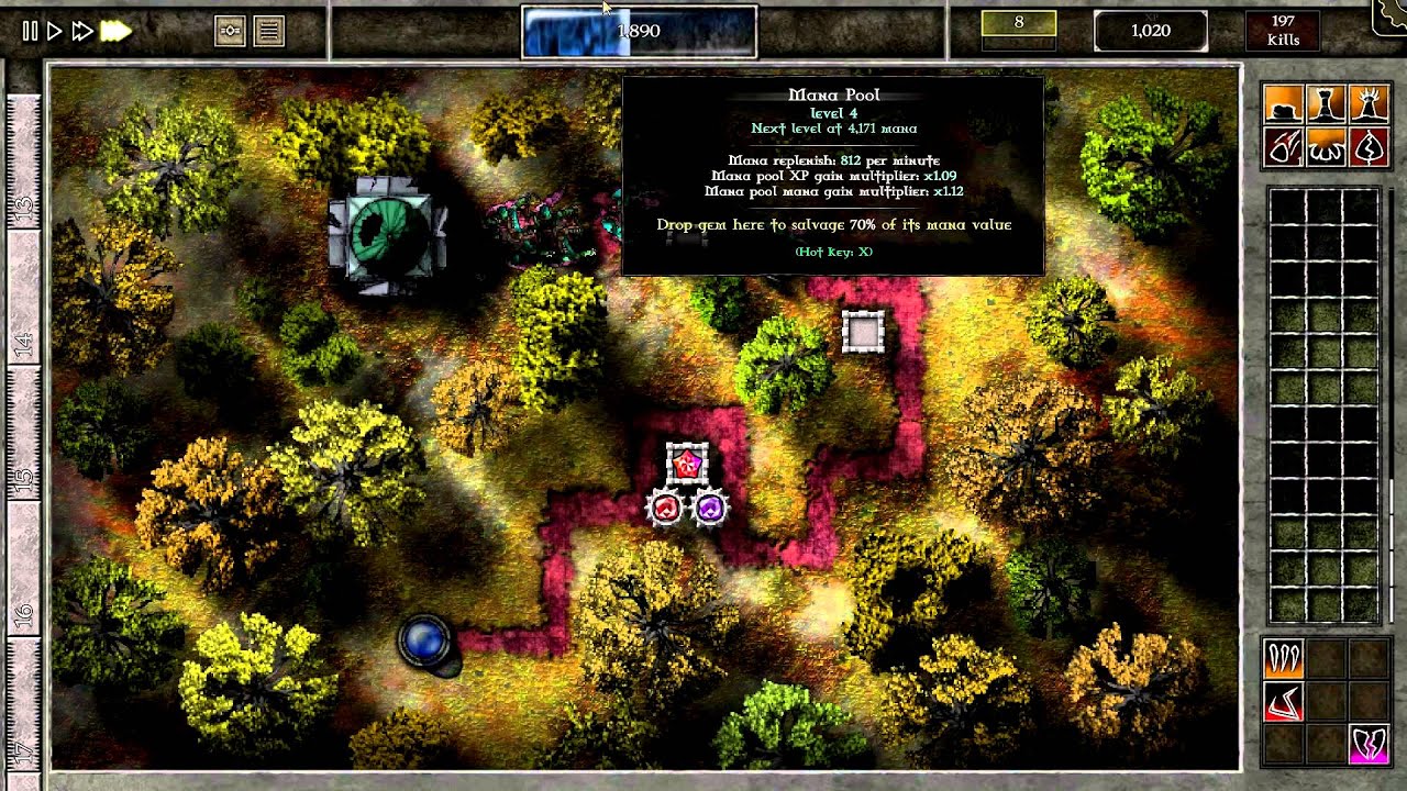 Gemcraft: Chasing Shadows - Vision Field V14 - YouTube