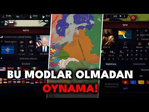 Bu Modlar Olmadan Age Of History 3 OYNAMA ! - En İYİ Age Of History 3 Modları !