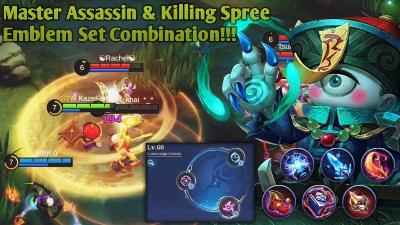 Cyclops Master Assassin & Killing Spree Emblem Set Combination!!! - YouTube