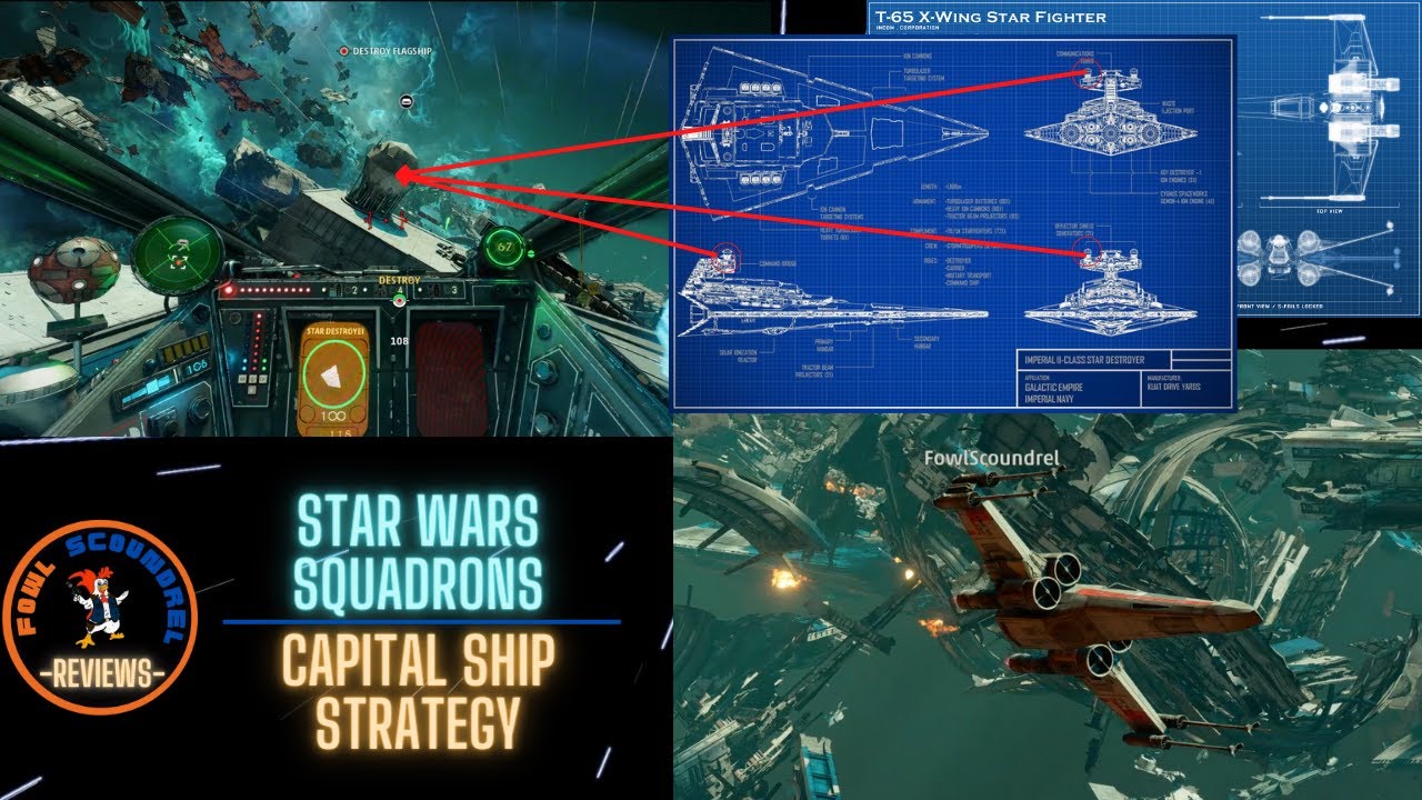 Star Wars squadrons: Capitol ship strategy - YouTube