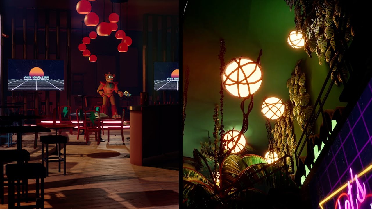 The Most Relaxing Spots in FNAF: Security Breach! - YouTube