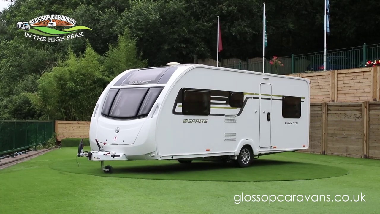 Swift Sprite Major 6TD 2017 Caravan Model - 360 Exterior Demonstration ...