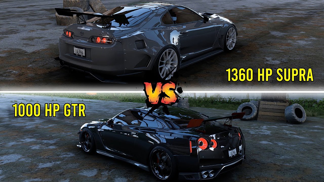 TOYOTA SUPRA VS NISSAN GTR R35 | FORZA 5 - YouTube