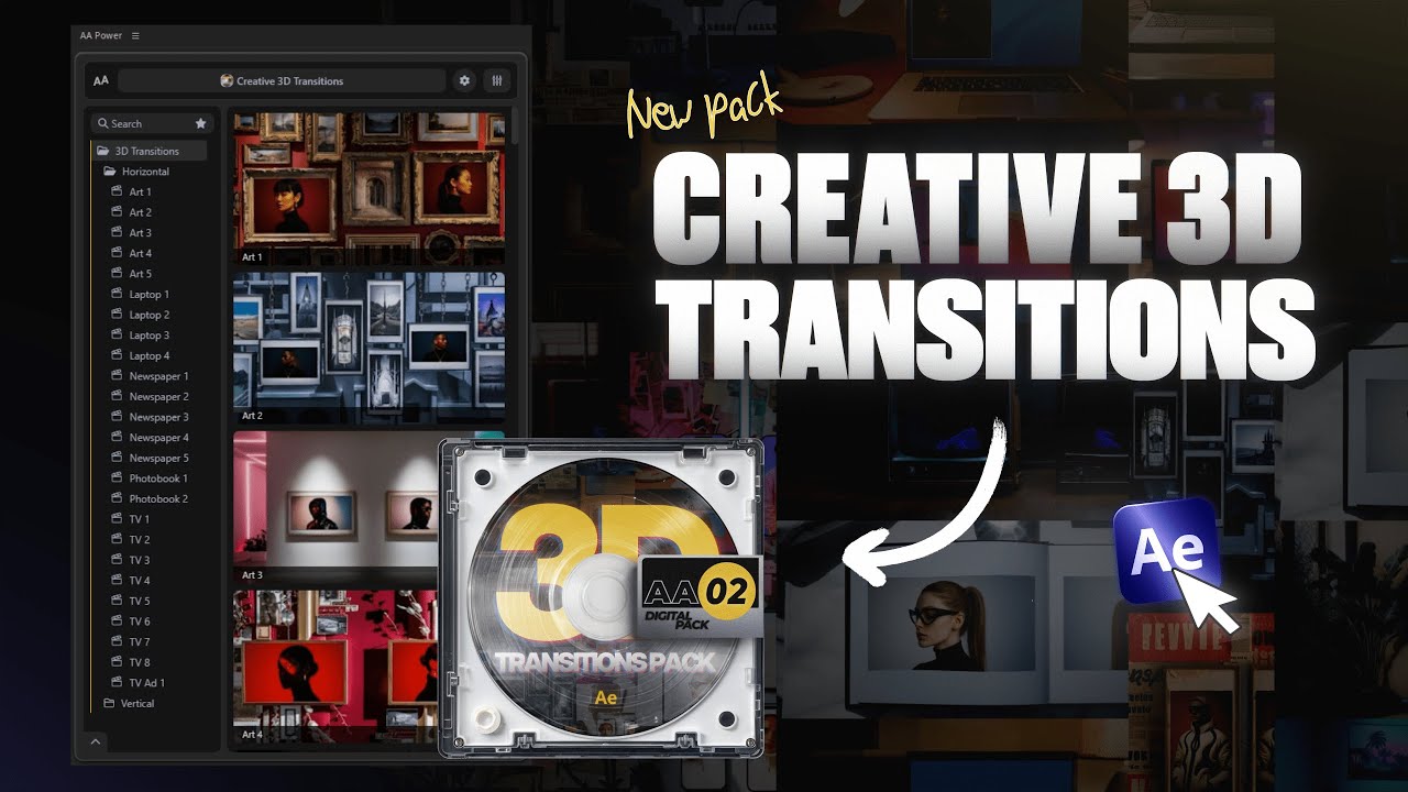 Make Your AE Edits Look Expensive — Creative 3D Transitions - YouTube