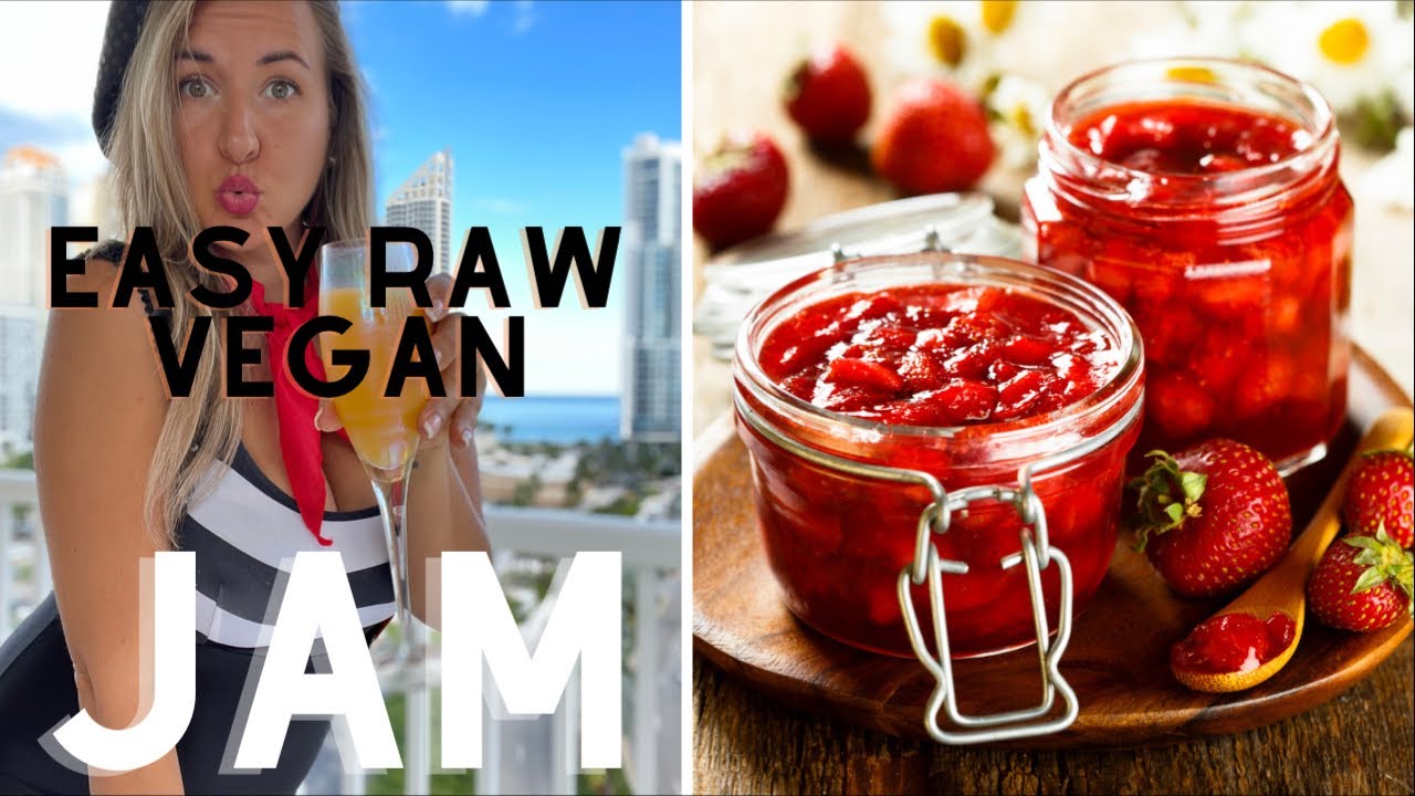Raw Vegan Jam - Two Ingredients | Mornings With Ms.FitVegan 🍉🤗🍉 - YouTube