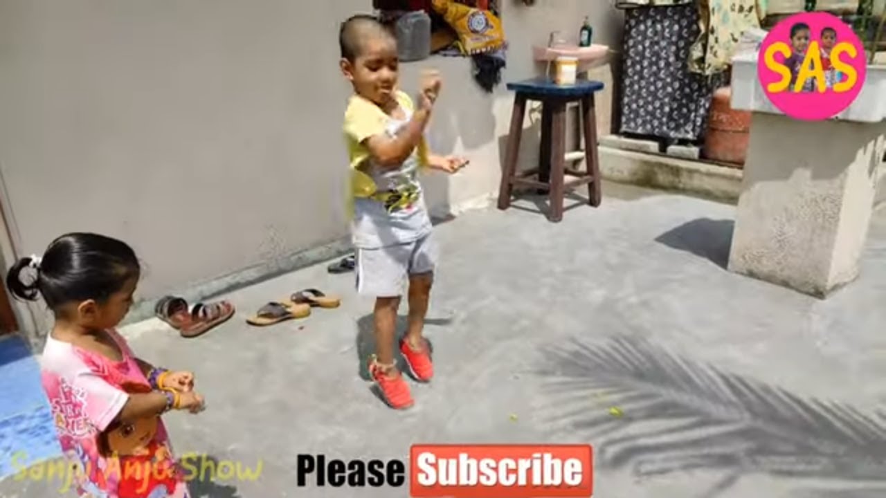Kids Enjoying Bursting Crackers | Crackers for Small Kids | Crackers ...