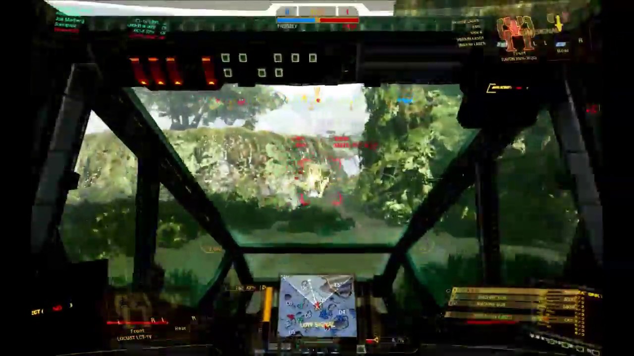 Mechwarrior Online Locust LCT 1V Mod Ulimate Hit and Run Mech - YouTube
