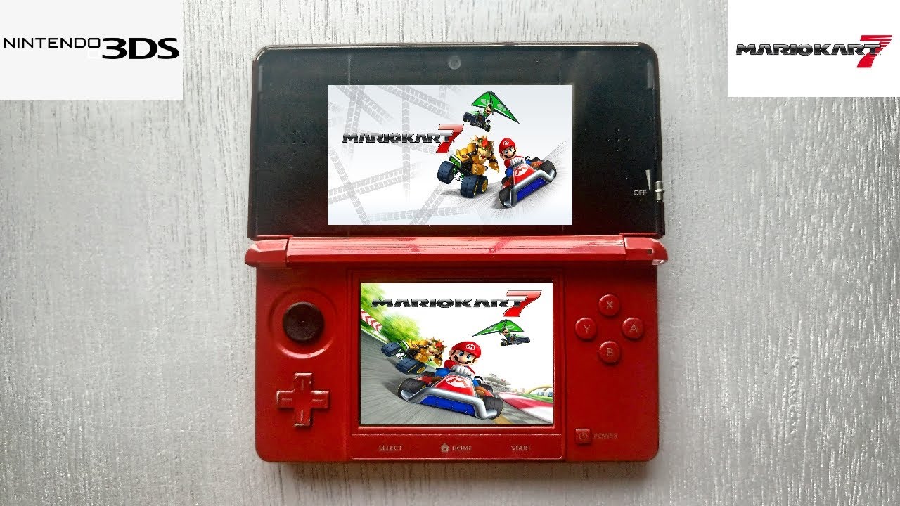 Mario kart 7 gameplay Nintendo 3DS - YouTube