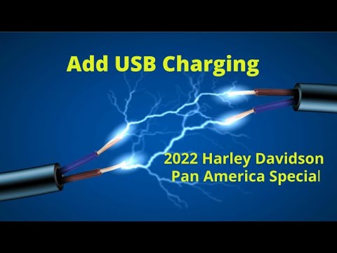 Harley Davidson Pan America USB Ports - YouTube