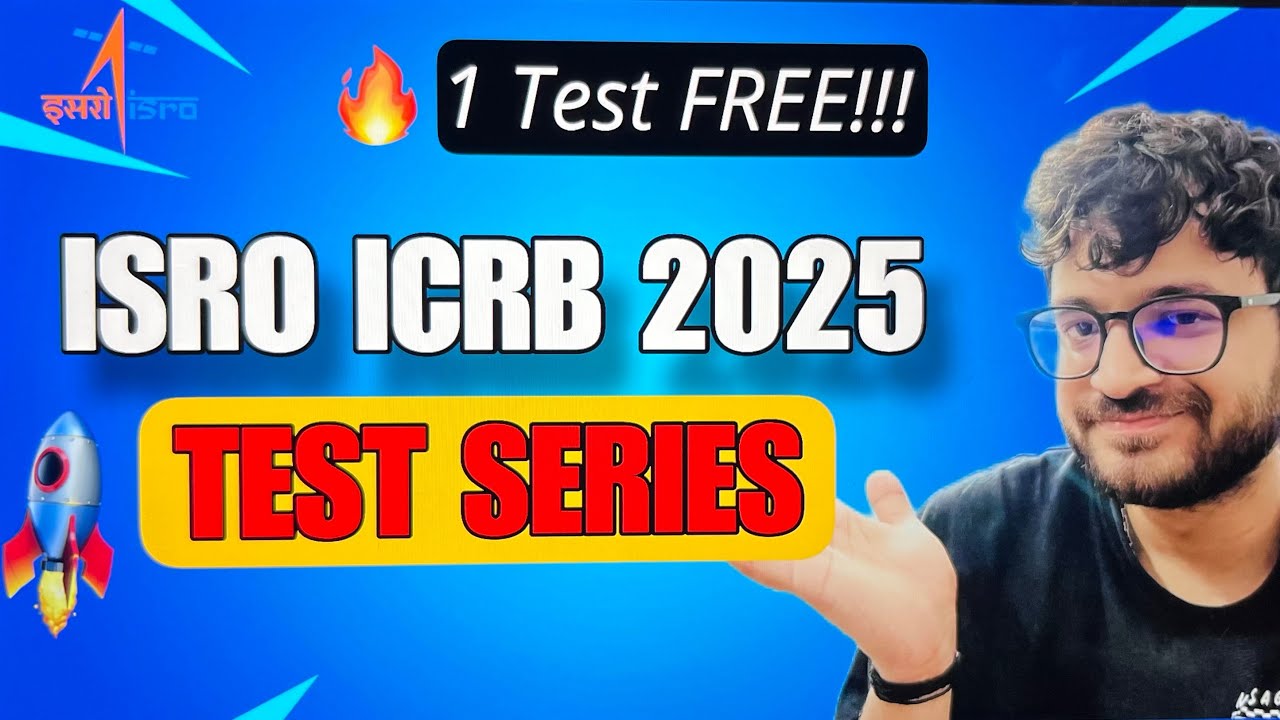 🔥 ISRO ICRB 2025 Test Series – Your Shortcut to Scientist Selection ...