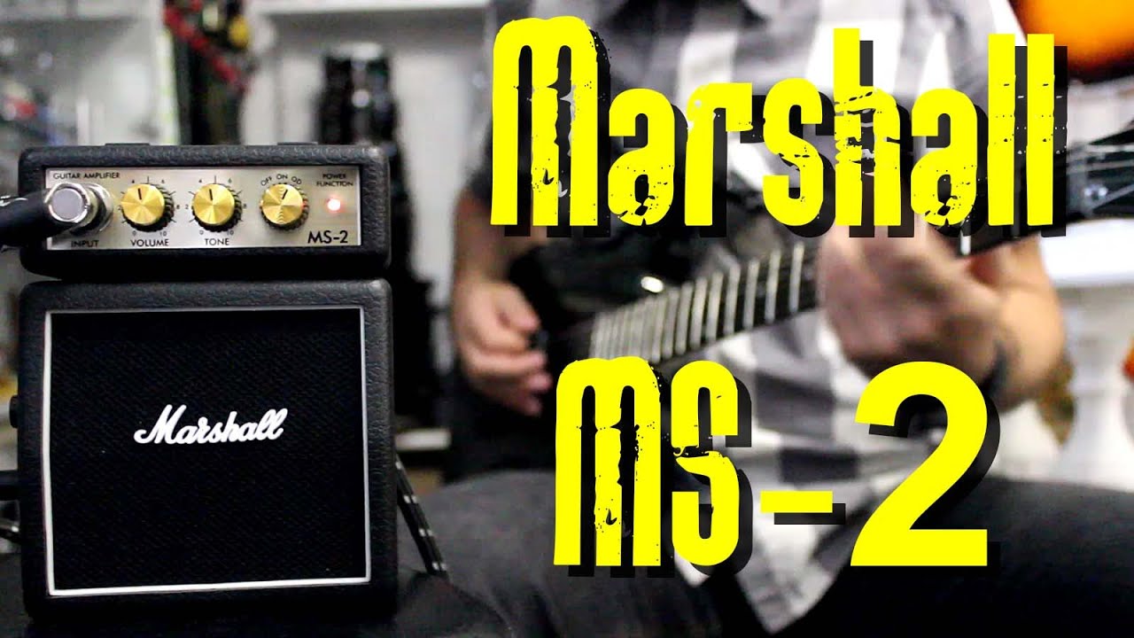 Marshall MS-2 Micro Amp Sound Review - YouTube