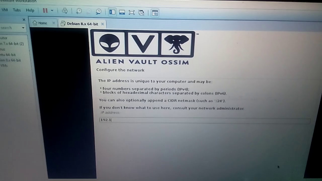 AlienVault installation 1 - YouTube