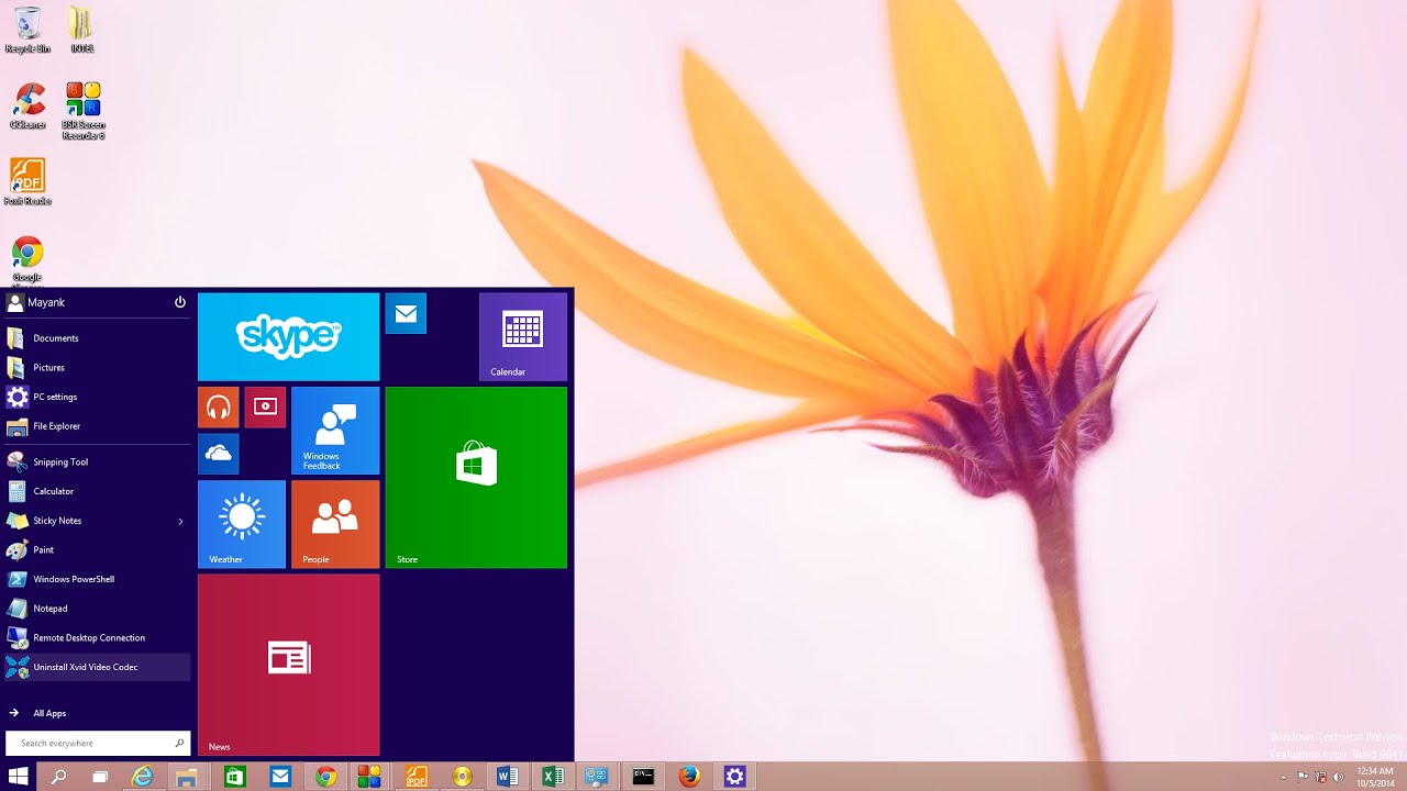 Windows 10 Technical Preview Review New Features - YouTube