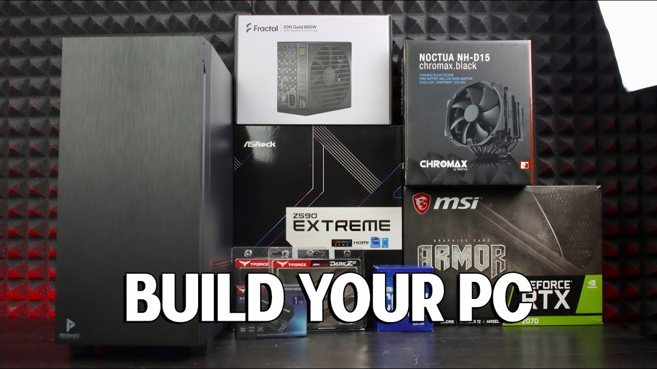Anti-RGB Gaming Build - STEP by STEP How to Build a PC - YouTube