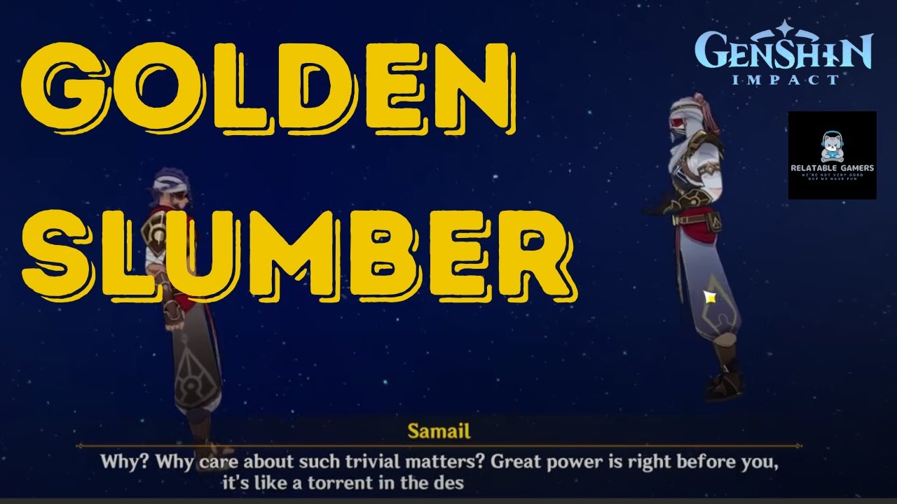 Golden Slumber | FULL QUEST CHAIN | COMPLETE CUTSCENES | Sumeru World ...