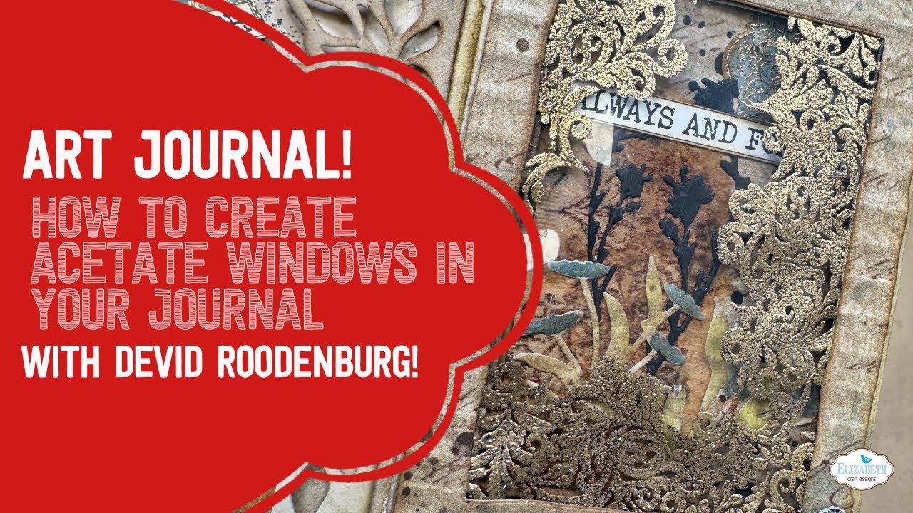 How to create Acetate windows in your journal - YouTube