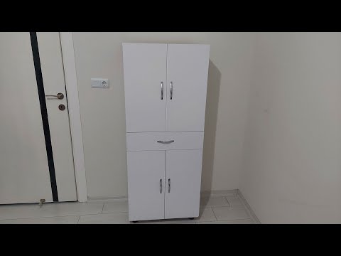 A 101 4 KAPAKLI ÇEKMECELİ ÇOK AMAÇLI DOLAP KURULUMU NASIL YAPILIR? A 101 DOLAP KURULUMU NASILYAPILIR