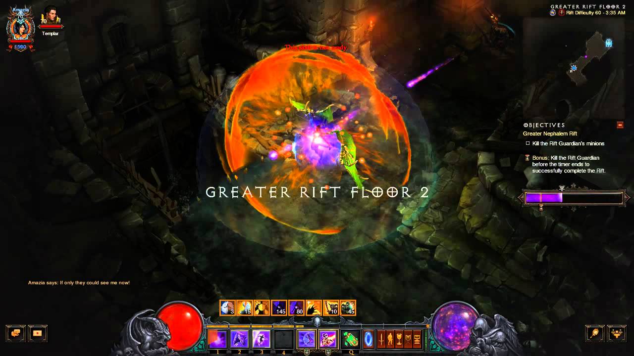 Diablo III Shield Wizard GR Quick Run - YouTube