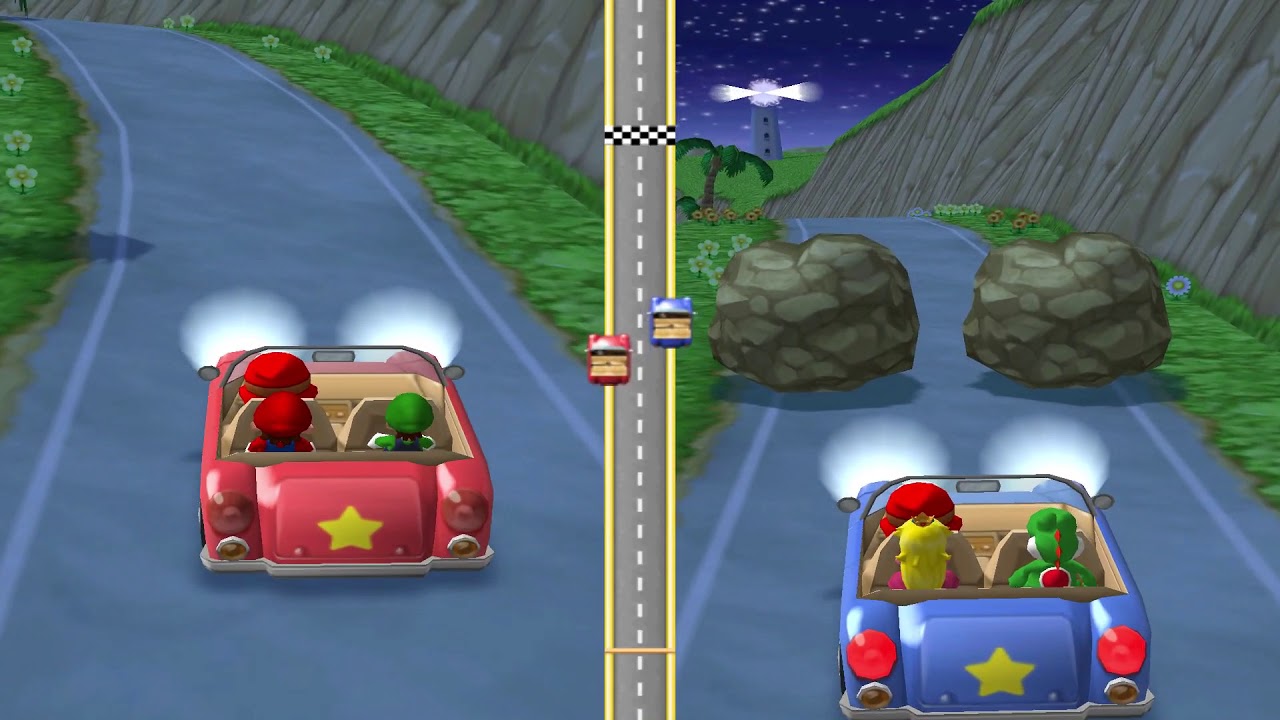 Mario Party 6 - Rocky Road (Night, Multiplayer) - YouTube