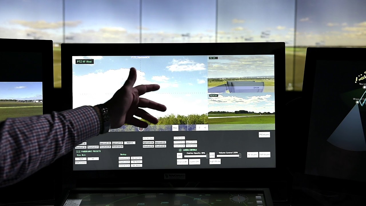 The Technology: Searidge Remote Tower Demonstration - YouTube