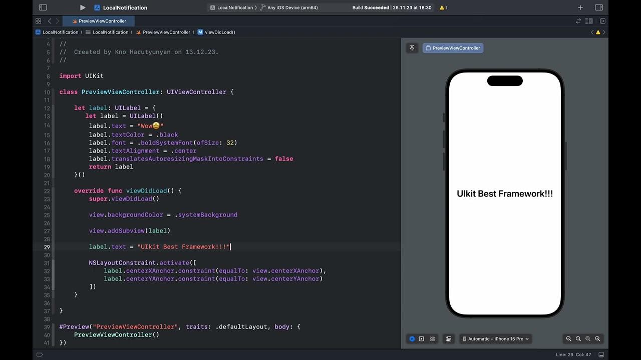 Preview macros in UIKit Swift - YouTube