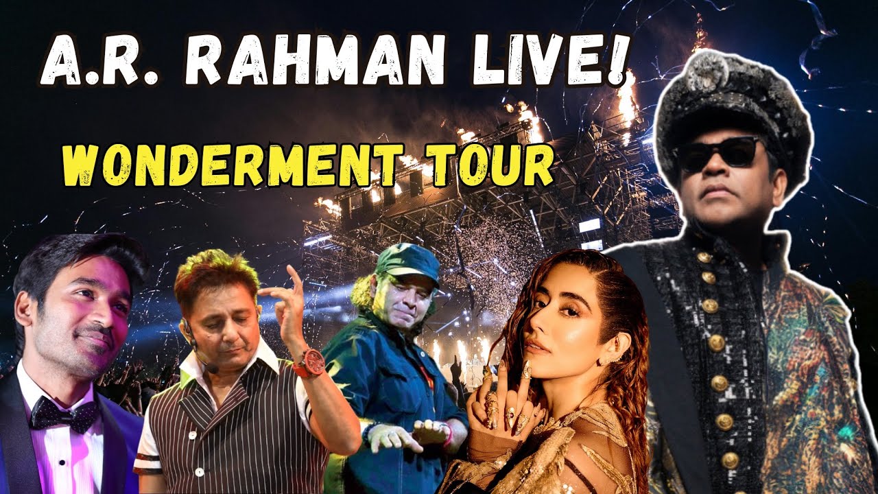 I Witnessed A.R. Rahman Live in Mumbai! 😱 | Wonderment Tour Vlog | DY ...